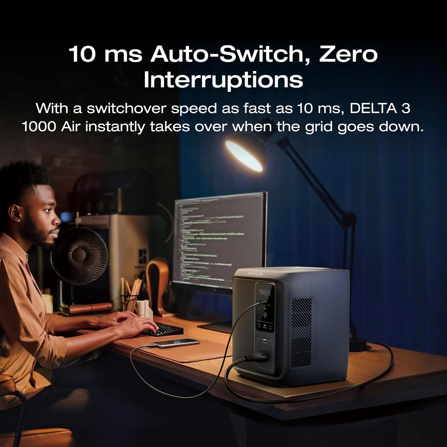 EcoFlow DELTA 3 1000 Air | Lightweight Portable Power Station